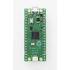 Coolwell Raspberry Pi Pico H Microcontroller Tiny Size Fast Board, Based On Official RP2040 Dual-Core Arm Cortex Processor,Configurable Pin Function