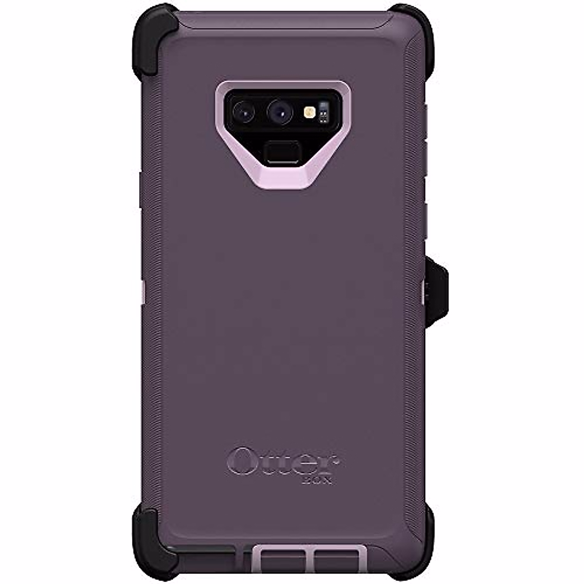 OTTERBOX Defender Series SCREENLESS Edition Case for Samsung Galaxy Note9 - Polycarbonate, Kickstand, Frustration FRĒe Packaging - Purple Nebula (Winsome Orchid/Night Purple)