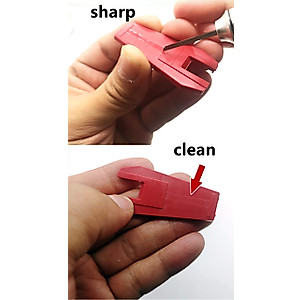 ANSAI Model Scriber Laser Mark Blades 0.2/0.4/0.6/0.8/1.0 mm with Rubber Cap + Carving Masking Tape 3mmx30m,Scribing line, For Engraved,Panel line,Resin GK, Gundam Model