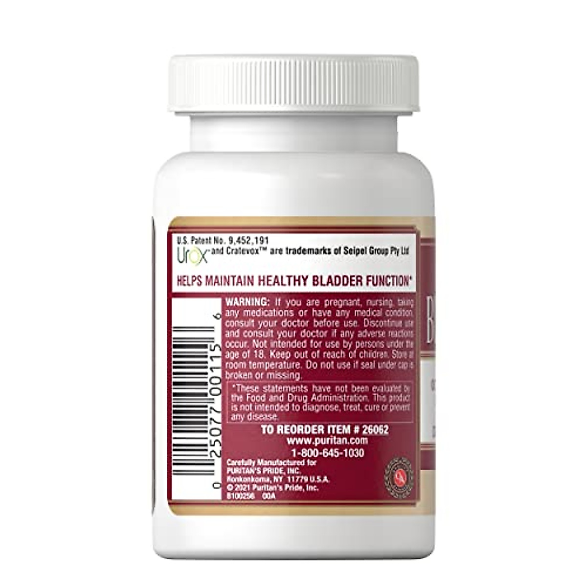 Puritans Pride Bladder Assist