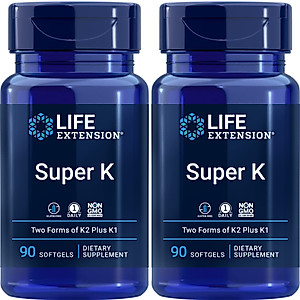 Life Extension Super K, 90 Softgels (Pack of 2)