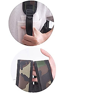 Hasiobanyu Plastic Bookbag Heavy Duty Clear Backpack Transparent Backpacks Plastic Bookbag See Through PVC Backpacks Transparent Clear Large Bookbag for School, Work, Festival, Security (Camouflage)