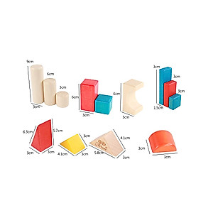 BESTING Balancing Stacking Blocks with Different Shape and Color Parent-Child Children's Educational Balance Wooden Stacking Interlock Decompression Preschool Toys Balancing Games (HJ003)