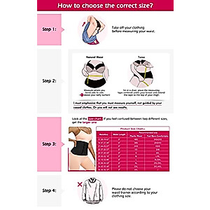 Atbuty Short Torso Waist Trainers Cincher Corset Underbust Body Shaper Latex Sport Girdle (Black (9'' Short Torso, 9 Steel Bones), XS)