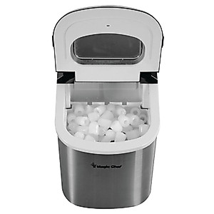 Magic Chef MCIM22ST 27Lb-Capacity Ice Maker Stainless