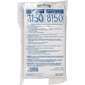 Distinctions by Hillman 844688 5-Inch Floating Mount House Bronze, Number 3