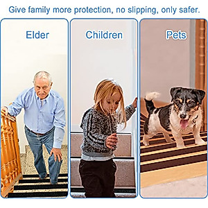 Yorwe Anti Slip Tape, High Traction,Strong Grip Abrasive, Not Easy Leaving Adhesive Residue, Indoor & Outdoor (1" Width x 190" Long, Black)