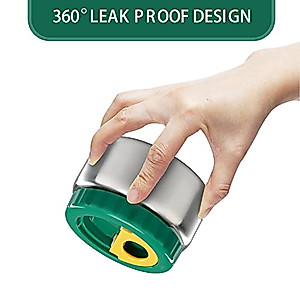 MAISON HUIS 8oz Soup Thermo Wide Mouth Vacuum Insulated Thermo Food Jar, Leak Proof Stainless Steel Food Thermo for Hot&Cold Food Kids Food Lunch Soup Container for School Travel(Green)