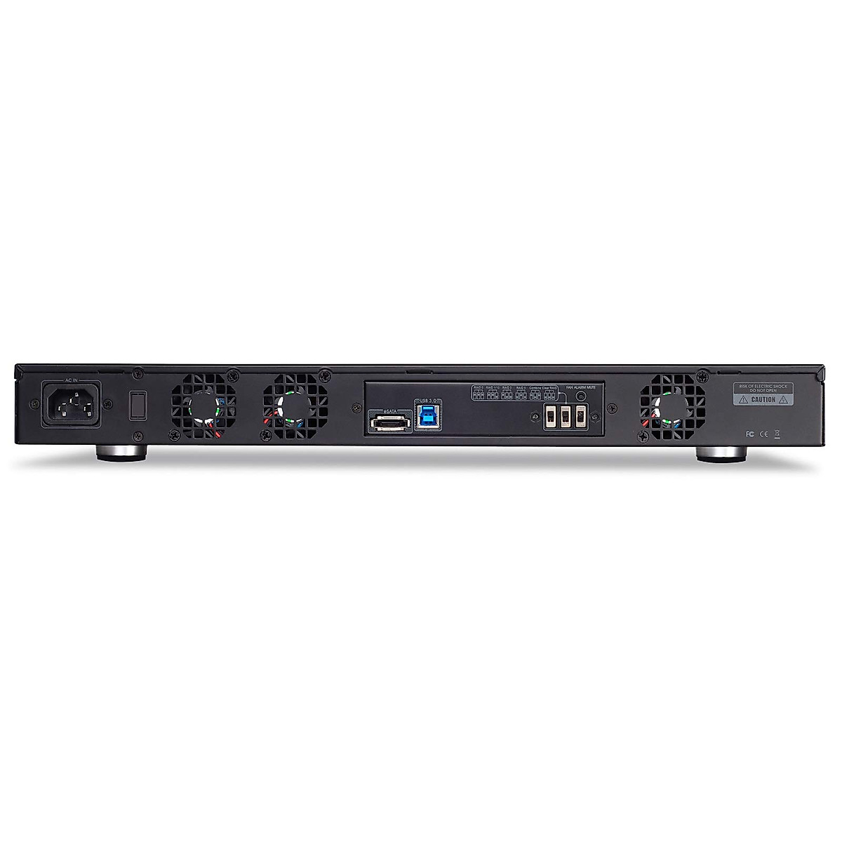 SilverStone Technology 4 Bay 1U Rackmount RAID Storage Unit with USB 3.0 and eSATA Interface (RS431U-V2)