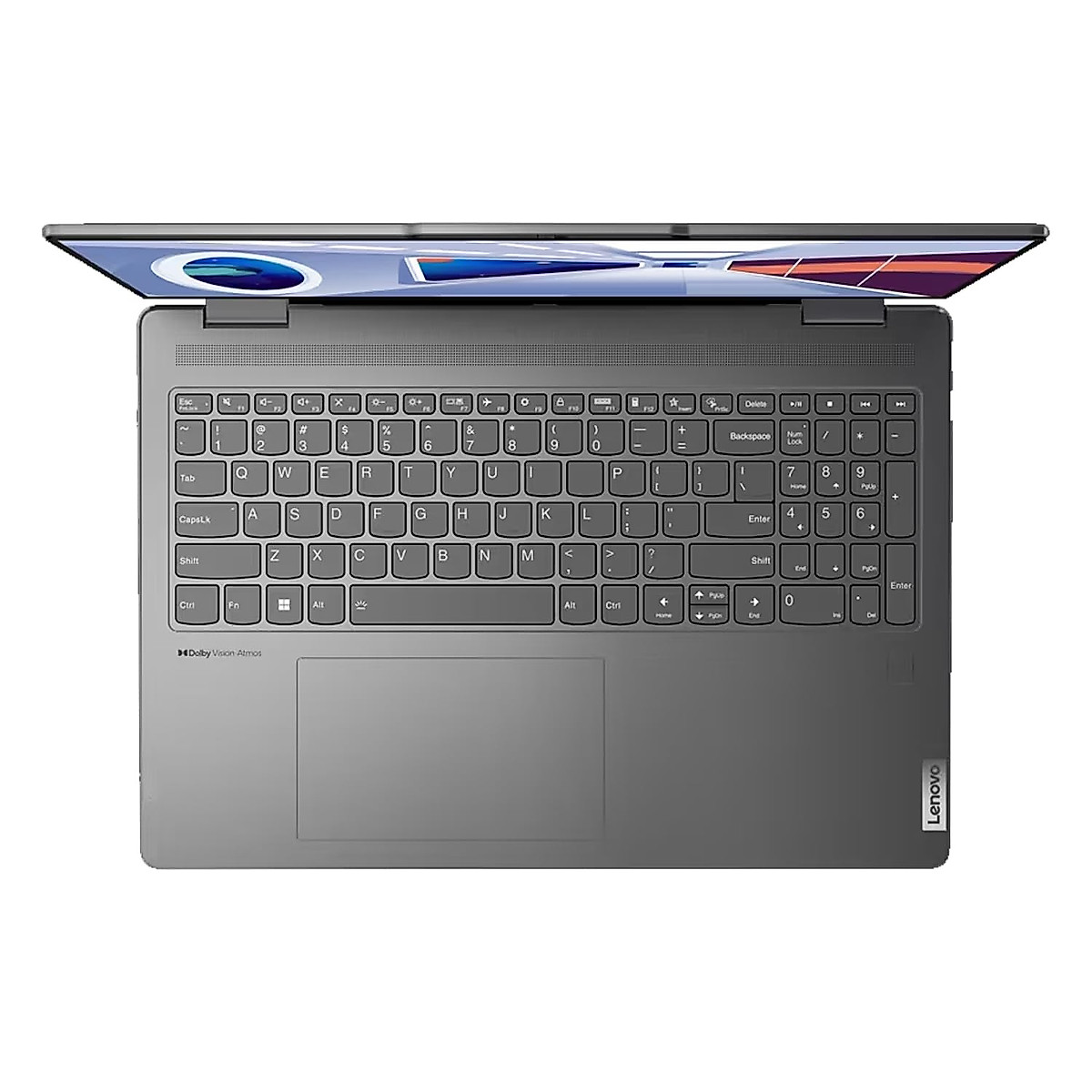 Lenovo Yoga 7 16" WUXGA IPS Touchscreen Laptop Touch Core i5-1335U 8GB LPDDR5 RAM 512GB SSD PCIe NVMe Backlit Keyboard Wi-Fi 6E Numeric Keypad Storm Grey Windows 11 Home (Renewed)