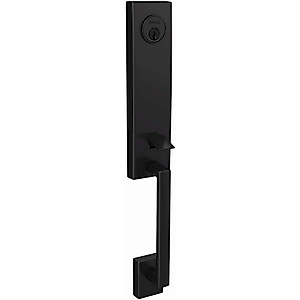 Schlage Lock Company FCT58CEN622 Century Handleset, Matte Black