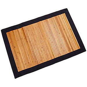 Oriental Furniture Bamboo Rug - Burnt Bamboo - 2' x 3'