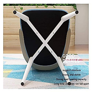 Office Business Hotel Lobby Dining Table Set, Office Negotiation Table and Chair Combination Business Meeting Small Round Table Lounge Home Balcony Living Room Pet Shop (Color : Blue) ( Color : Grey )