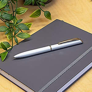 ENERGEL Pentel Style Gel Pen with Gift Box, Pastel Pink Barrel, Black Ink, (0.7mm) Medium Line