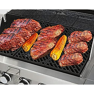 Blackhoso Grill Replacement Parts for Members Mark Gr2210601-mm-00, Cast Iron Grates Cooking Grid Parts for Members Mark Grill -3 Pack