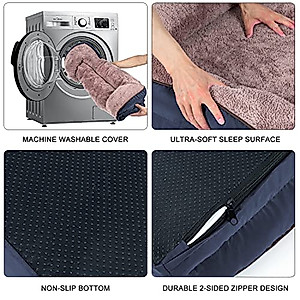 Orthopedic Dog Bed for Large Dogs up to 70/100lbs, Dog Sofa with Removable Washable Cover with Waterproof Lining Dog Beds