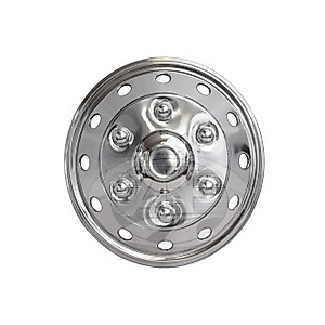 A+ 16” Stainless Steel Front Wheel Simulator for Ford Transit 2015~up – Set of 4