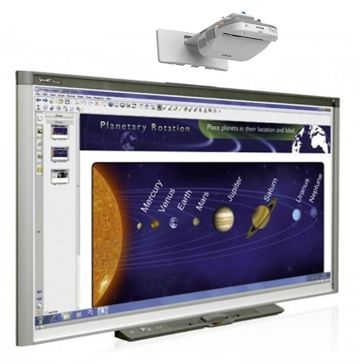 SMART Board SBX800 and Ultra short throw projector combo