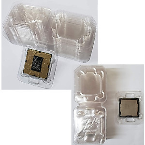 20PCS Computer CPU Case Tray Packaging Clamshell for Intel LGA775 LGA1150/1151/1155 /1156 i3 i5 i7 CPU Protector Cover