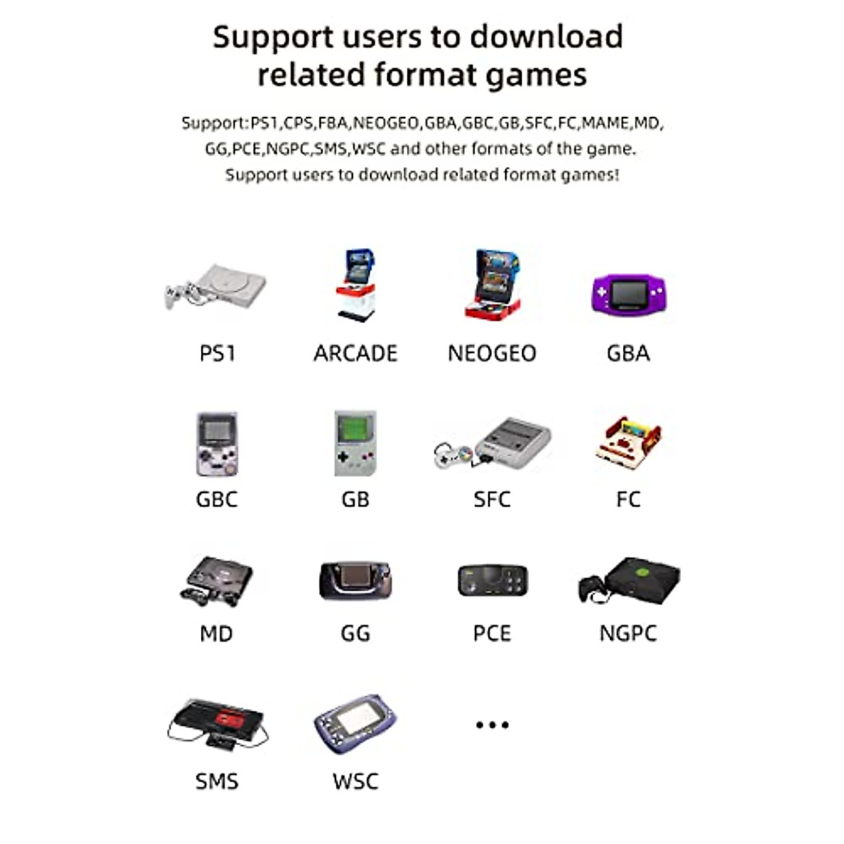 FABB RG35XX Handheld Console, 64+128G Game Console with 8000 Games, 3.5-Inch Cortex-A9 System Console, for Kids and Adults (Transparent Purple)