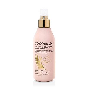 Cocomagic 10-in-1 Leave-in Hair Treatment with Coconut Oil | Hydrate, Detangle, Prevent Frizz | Smooths, Creates Silkiness | Gentle for All Hair Types | Paraben Free, Cruelty Free, Made in USA (8 oz)