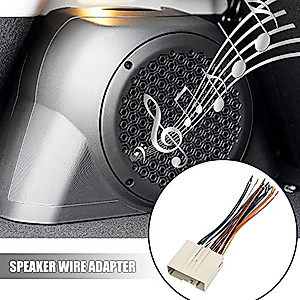 X AUTOHAUX 70-5520 Car Stereo CD Player Wiring Harness Wire Radio Adapter Install Plug for Ford Focus 2005-2007