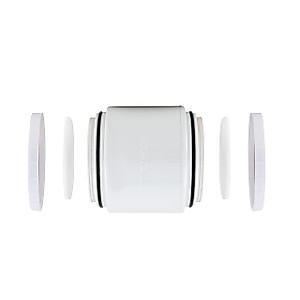 AquaBliss HD Revitalizing Shower Filter Replacement Cartridge - 2x Vitamin C + Mineral for Silky Hair, Glowing Skin, Strong Nails | KDF/CS/VC for Chemicals, Chlorine, Sediment (SFC400)