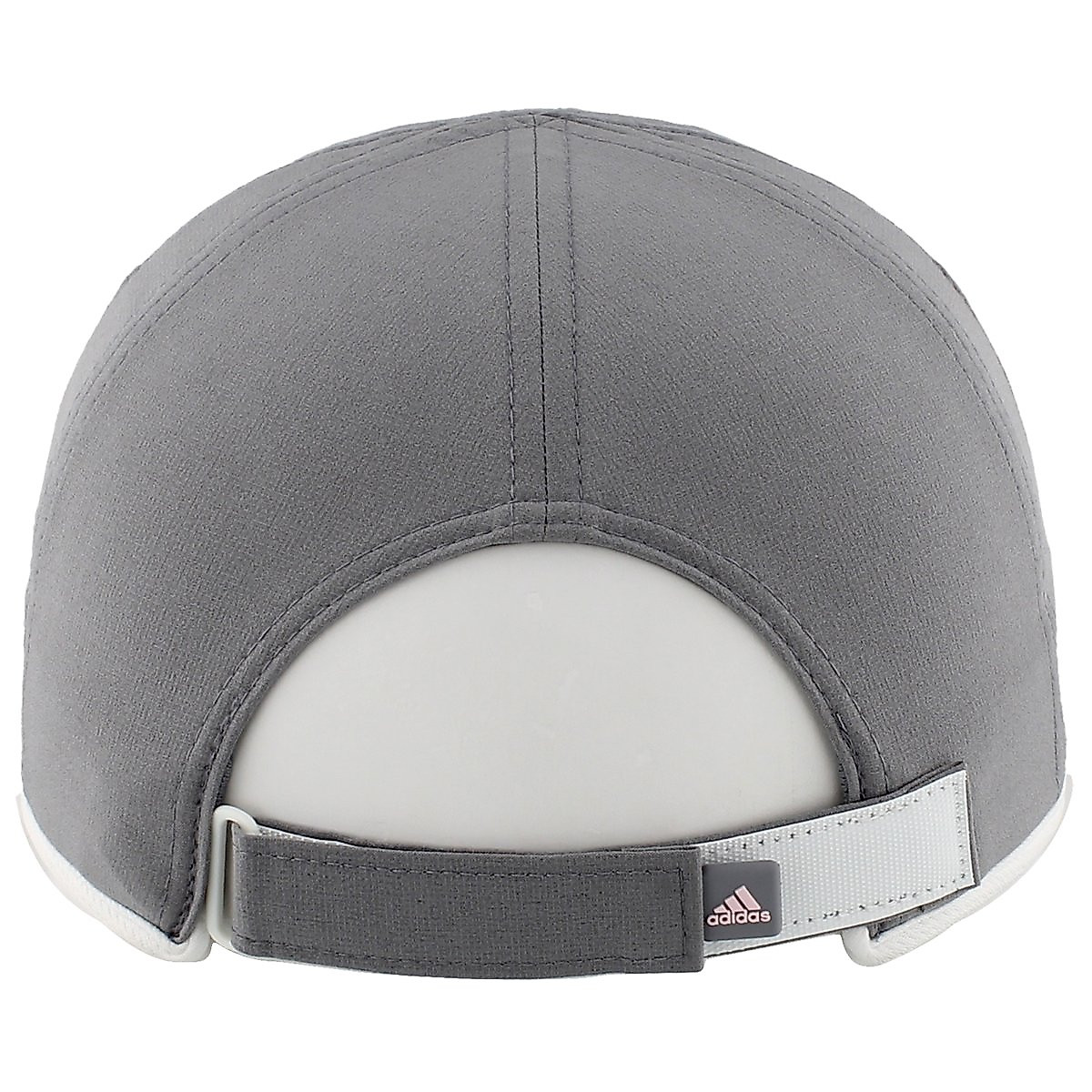 adidas Women's Adizero II Cap, Grey/White/Hawthorne Pink, One Size