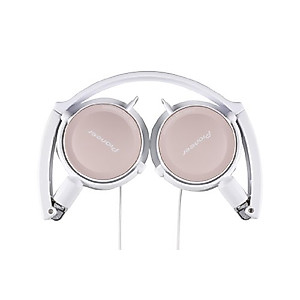 Pioneer se-mj21-HP Over-the-Ear DJ Inspired EQ Headphones (Pink/White)