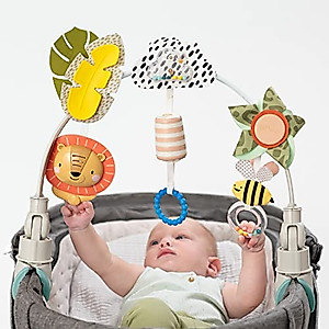 Taf Toys Savannah Adventures Arch. Ideal for Infant and Toddlers, Fits Stroller, Pram and Car Seat, Activity Arch with Fascinating Toys, Stimulates Baby’s Senses and Motor Skills Development