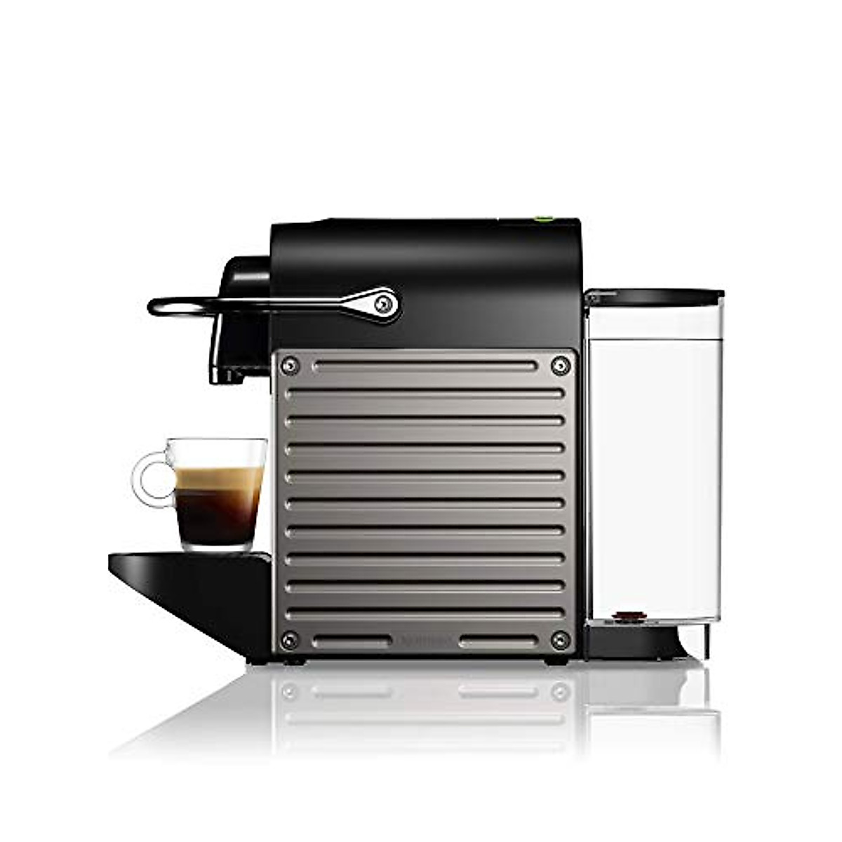 Nespresso BEC430TTN Pixie Espresso Machine, 24 ounces by Breville, Titan