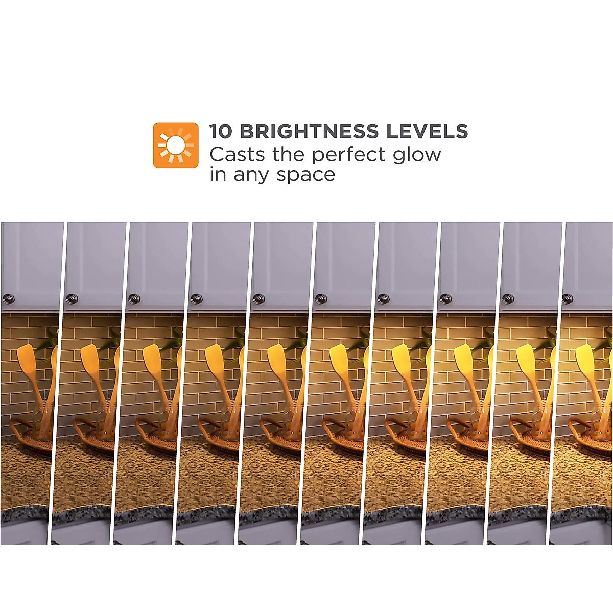 BLACK+DECKER 3-Pack LED Puck Light Kit, Warm White (LEDUC-PUCK-3WK)