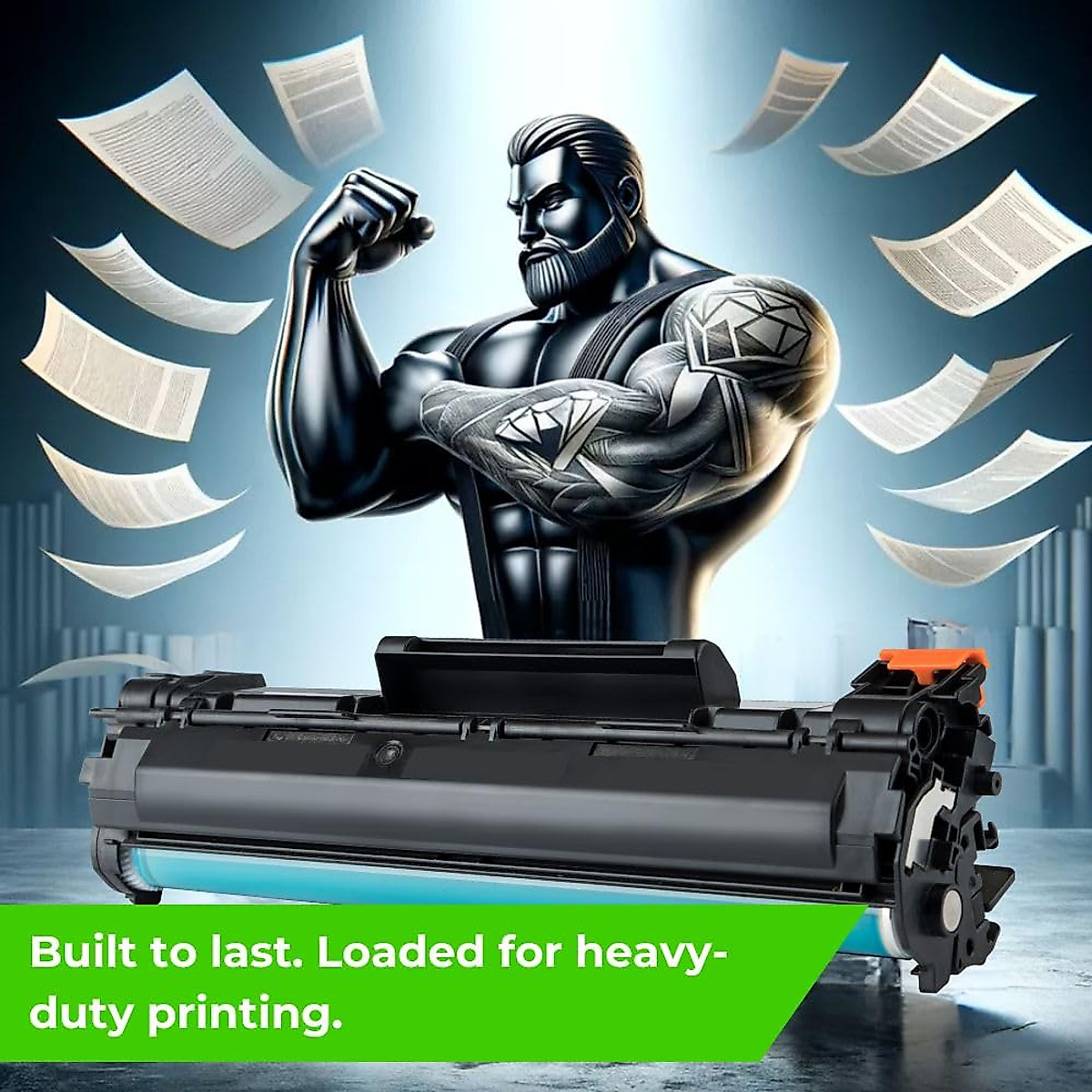 TCT 045A Cyan Toner Cartridge - Premium Compatible Replacement for Canon 045 Cyan Works with Canon Color ImageClass MF634CDW MF632CDW LBP612CDW Printers (1,300 Pages)