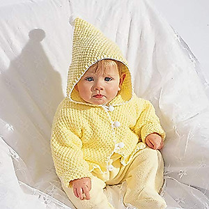 Bernat Softee Baby Yarn - 6 Pack with Patterns (Lemon)