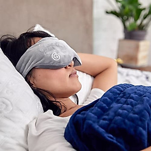 Gravity Blanket Weighted Sleep Mask, Better Sleep and Stress Reduction, Grey, 1 Pound, Made by Original Gravity Weighted Blanket