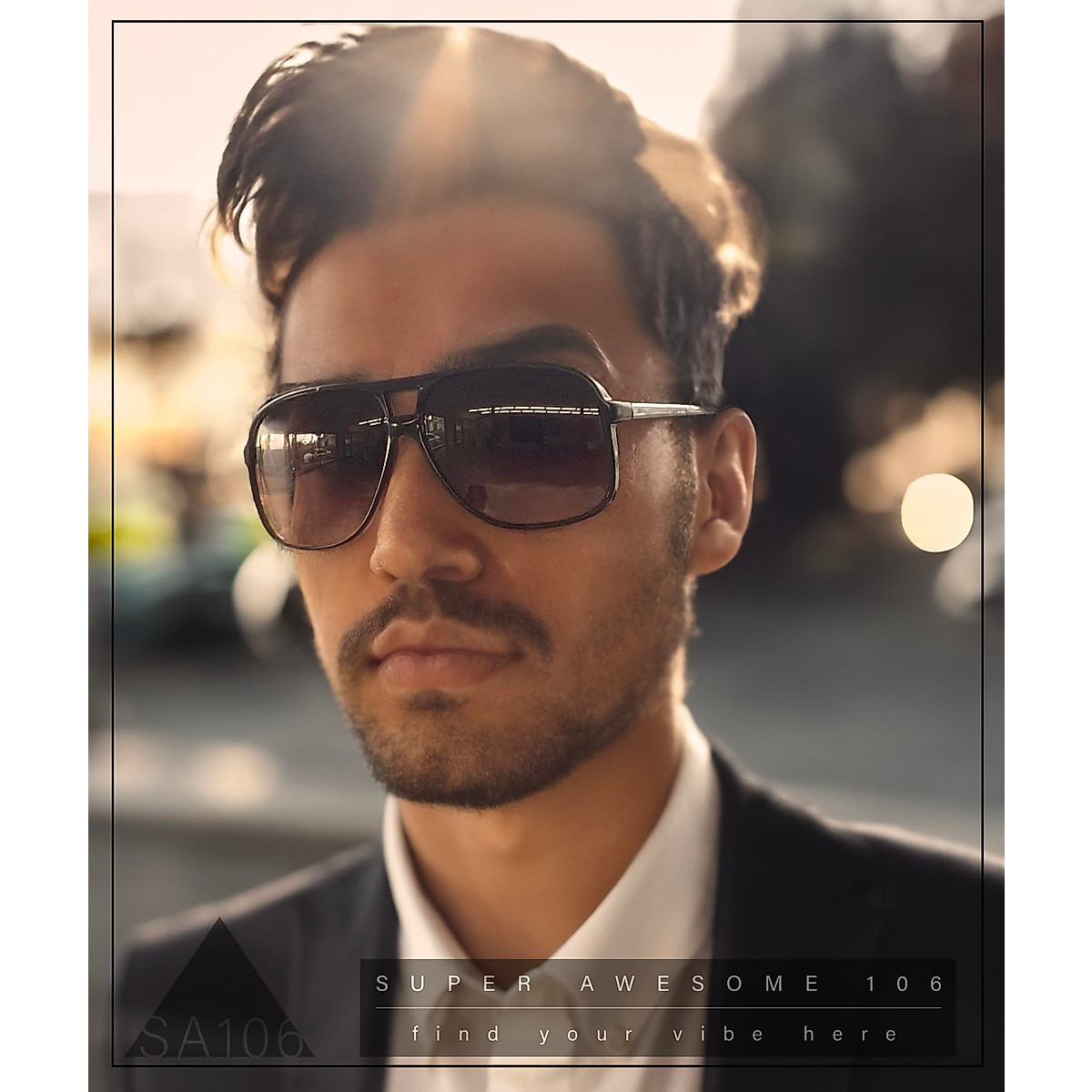 SA106 Oversize Large Thin Plastic Racer Mens Sport Sunglasses Black