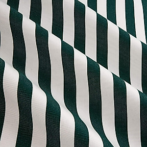 Sunbrella Mason Stripe 5630-0000 Forest Green, Fabric by the Yard