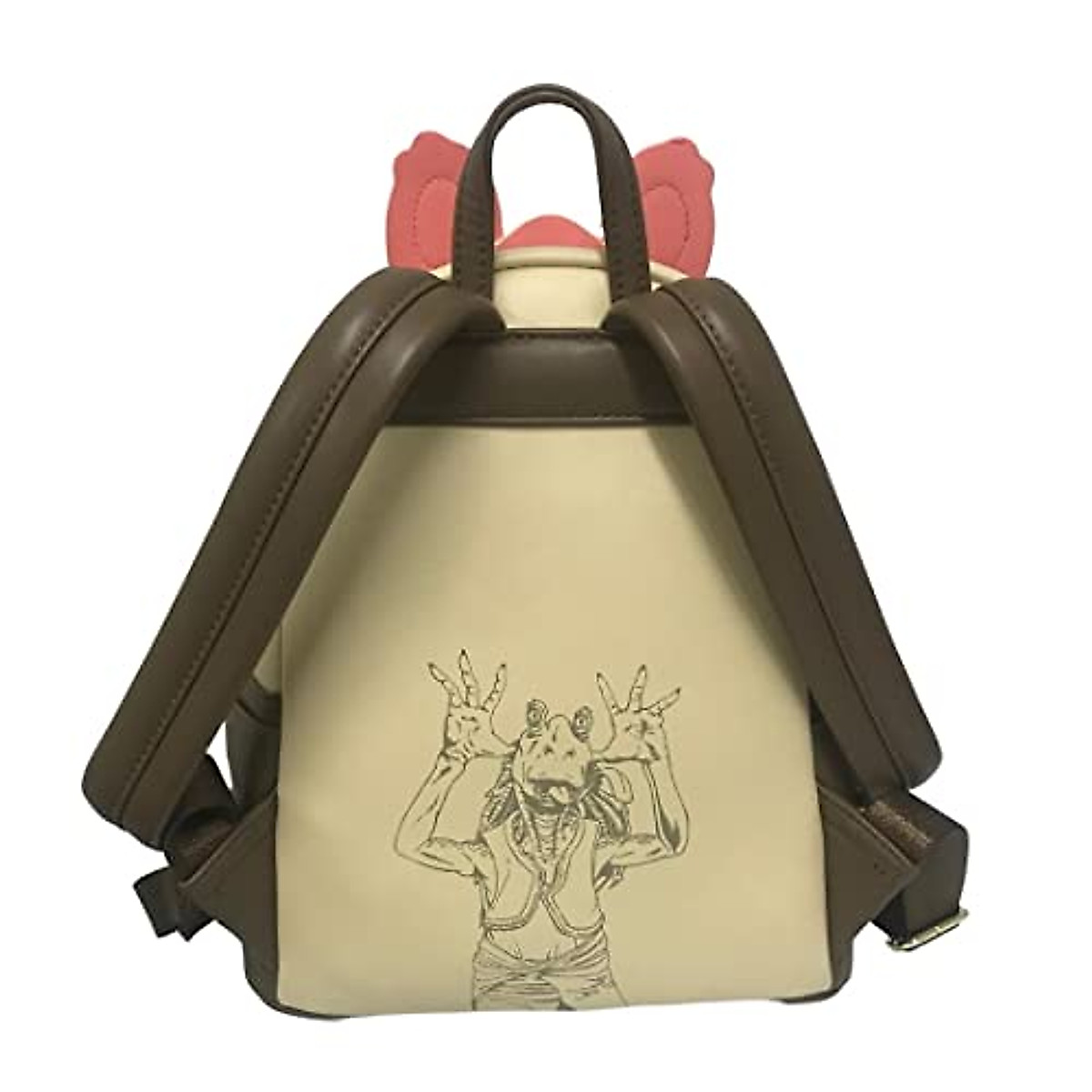 Loungefly Exclusive Star Wars Jar Jar Binks Double Strap Shoulder Bag