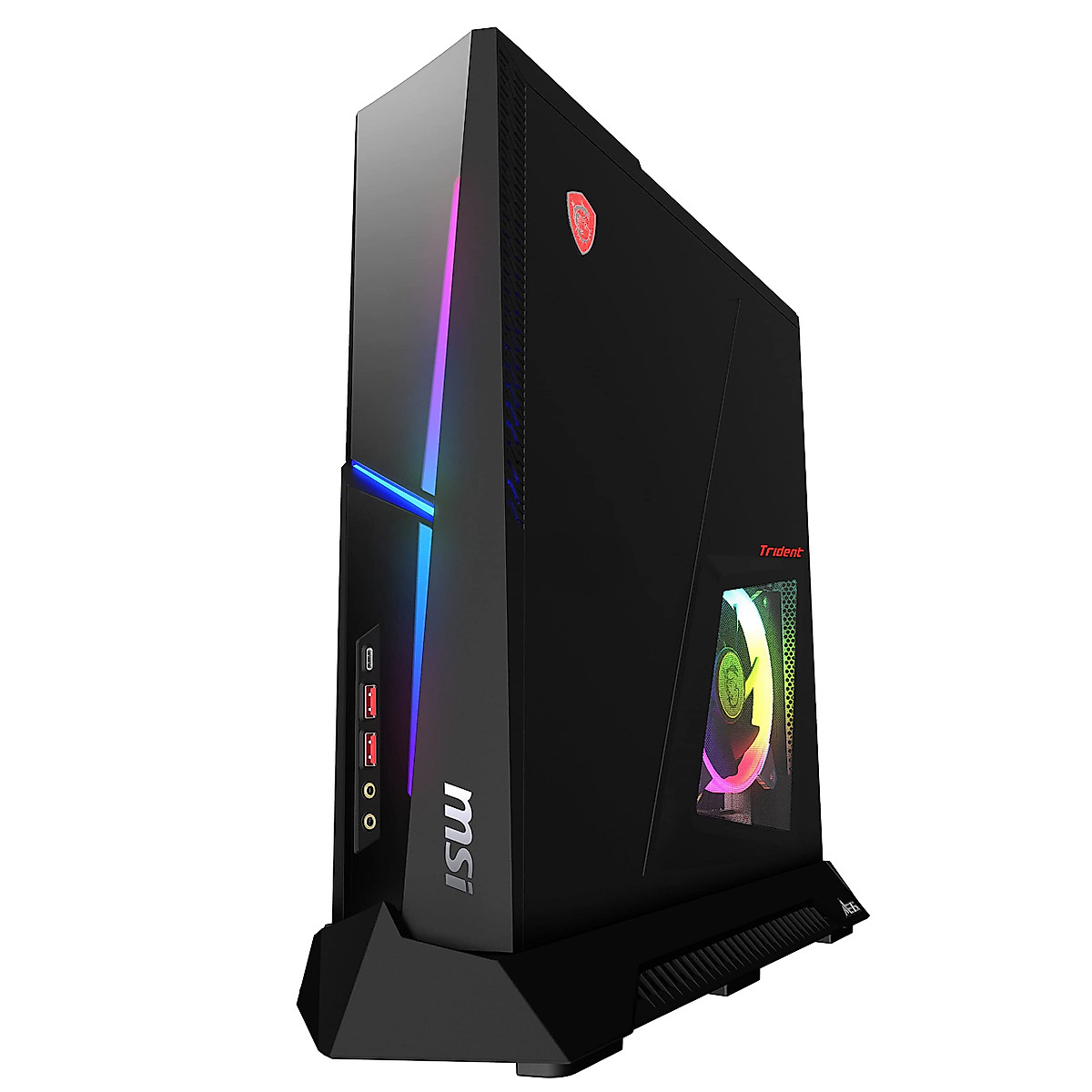 MSI Trident X (SFF) Gaming Desktop, Intel Core i9-11900K, GeForce RTX 3080, 32GB Memory, 2TB SSD, WiFi 6E, USB Type-C, Thunderbolt 4, VR-Ready, Windows 10 Home Adv. (11TE-1870US)