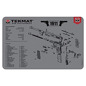 TekMat 1911 Grey - Gun Cleaning Mat Gun Cleaning Mat