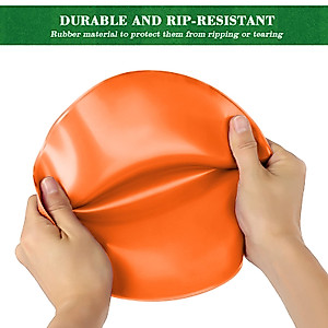 TuXHui Spot Markers Rubber Floor Dots 9inch Non Slip Agility Dots Flat Cones for Kids Sports Soccer Basketball Training, Gym Training, Preschool Kindergarten Classroom