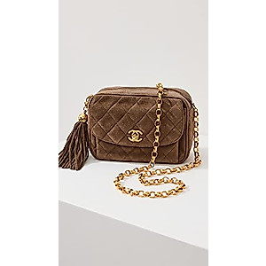 CHANEL Women's Pre-Loved Grey Side Pocket Camera Mini Bag, Grey, One Size