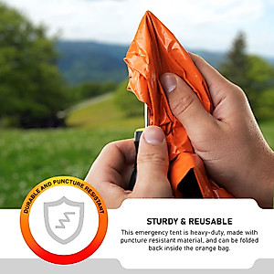 Ready Shelter Tube Tent 3.0-2 Person Tent, Survival Tent, Emergency Shelter - Ideal Survival Gear and Equipment - Emergency Survival Tent Shelter - Tent for Camping