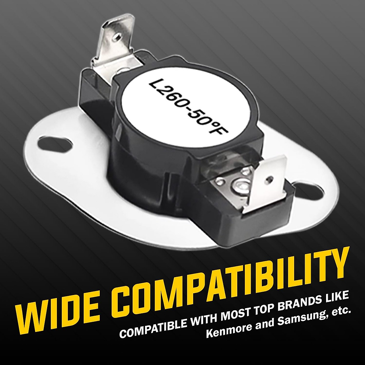 DC47-00018A Dryer High Limit Thermostat by Seentech -Exact fit for Samsung & Kenmore Dryers - Replaces 35001092 503497 AP4201898 AP6008682 PS4205217