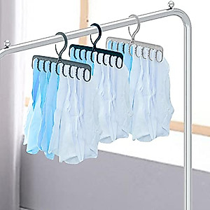 Colcolo Clothing Hanger Clothes Drying Rack Drying Hanger Closet Storage Organization for Pants, Gray