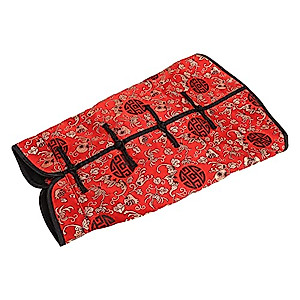 Dog Winter Coat, Pet Dog Costume Warm Fu Character Tang Costume Happy New Year Clothes