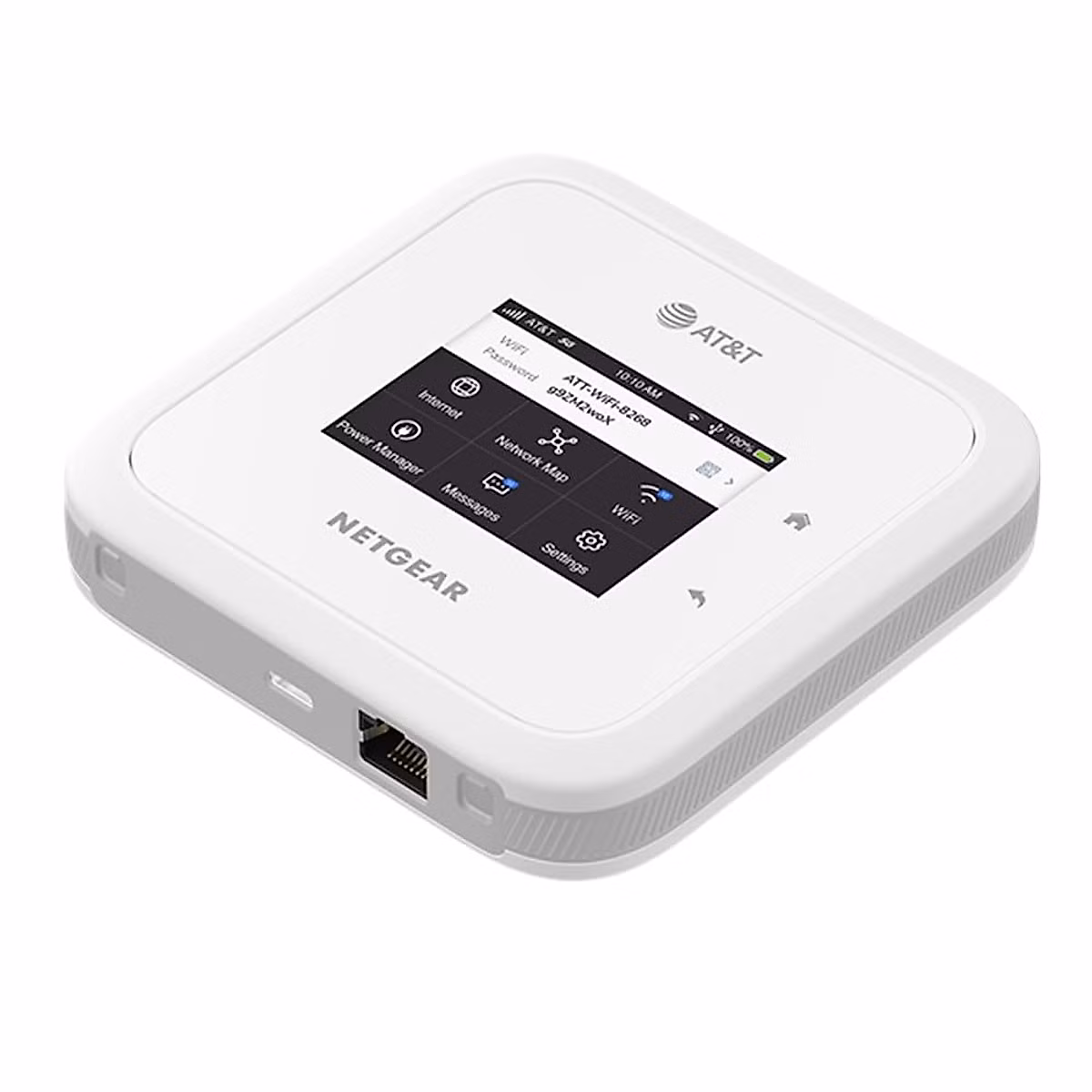 NETGEAR Nighthawk M6 5G WiFi 6 Mobile Hotspot Router (MR6110) – Blazing Fast Wireless Hotspot Router, Unlocked, Certified with AT&T and T-Mobile - White (Renewed)