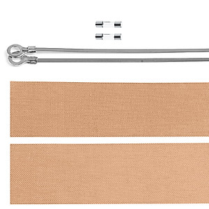 Metronic 16 inch Heat Seal Closer Impulse Sealer Accessories,2PC thermal Fuse+2PC fever Cloth