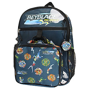 Beyblade Burst Spinner Tops Backpack Lunch Bag Water Bottle Ice Pack 5 PC Mega Set