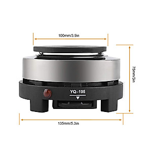 Electric Mini Stove Portable 500W Electric Mini Stove Hot Plate Multifunction Home Heater (US Plug 110V)